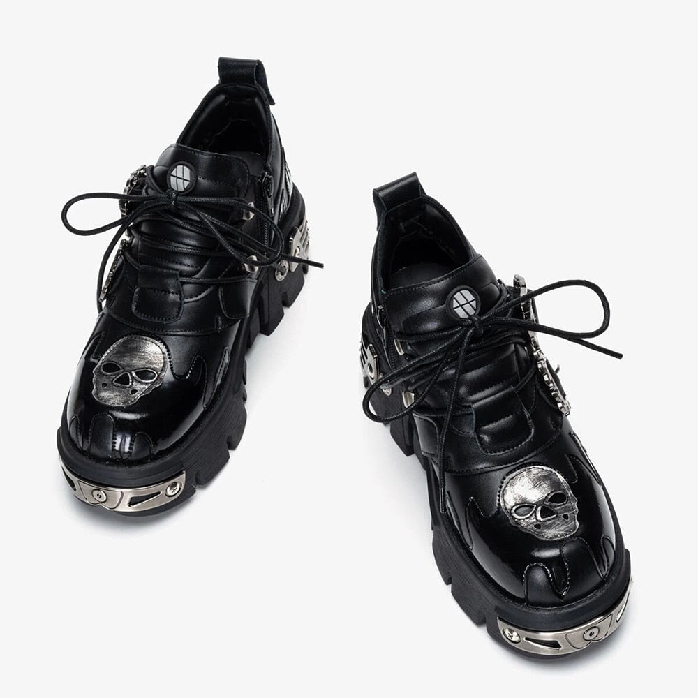 Women's Gothic Shoes with Metal Embellishments | Castle Gothic